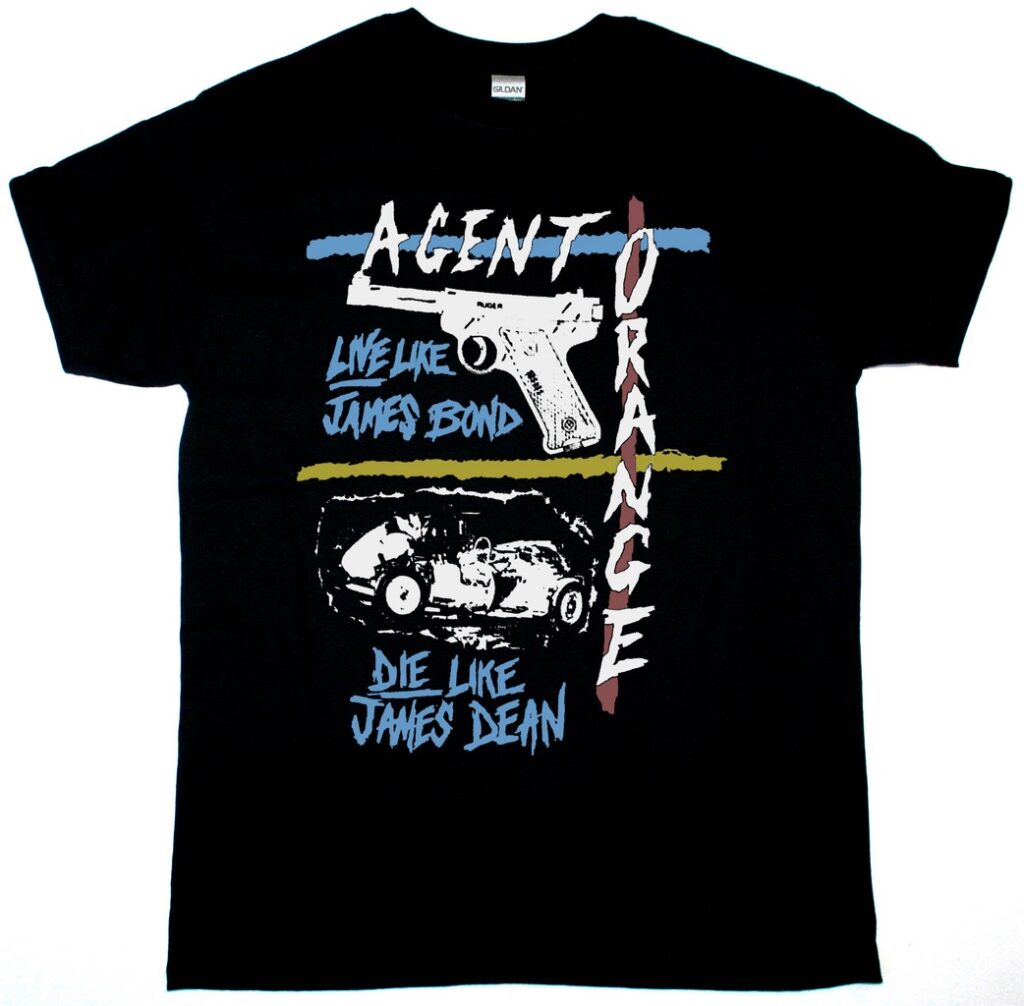 AGENT ORANGE UNSAFE AT ANY SPEED NEW BLACK T SHIRT